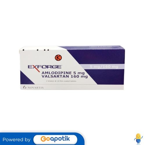 Jual Exforge 5/160 Mg Box 28 Tablet | Shopee Indonesia