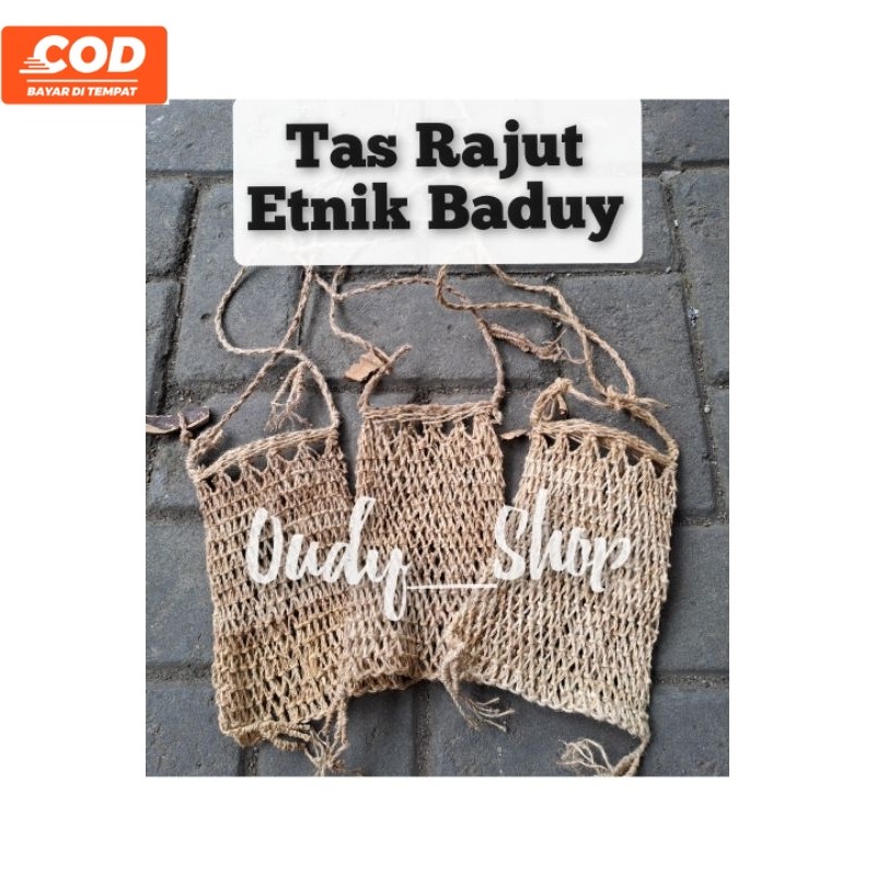 Jual Tas Koja Rajut Selempang Baduy Kulit Kayu Teureup Oleh Oleh Etnik ...
