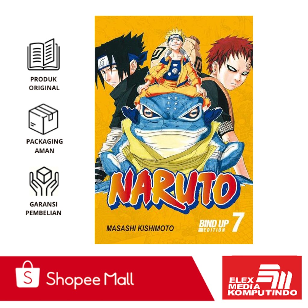 Jual Elexmedia - Naruto Bind Up Edition 07 (Masashi Kishimoto) | Shopee Indonesia