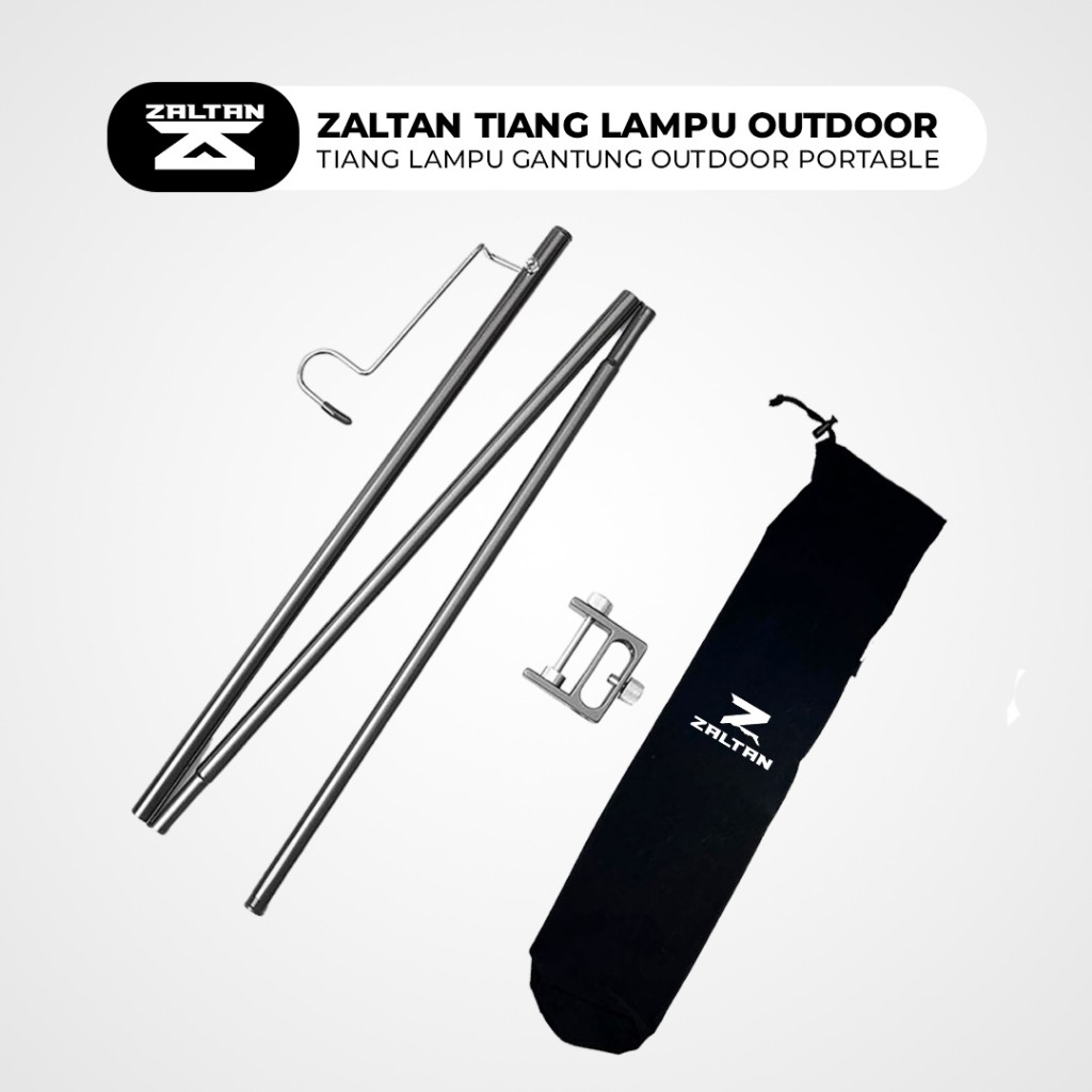 Jual Zaltan Tiang Lampu Outdoor Gantung Portable Camping Light Pole ...