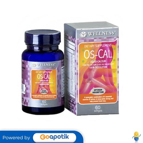 Jual Wellness Os-Cal Box 60 Kapsul | Shopee Indonesia