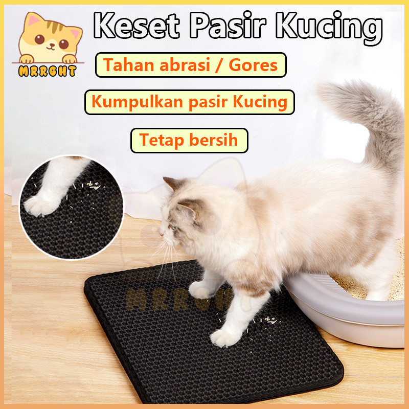 Jual Cat Litter Mat / Matras Kucing 2 layer Double Layer Waterproof ...