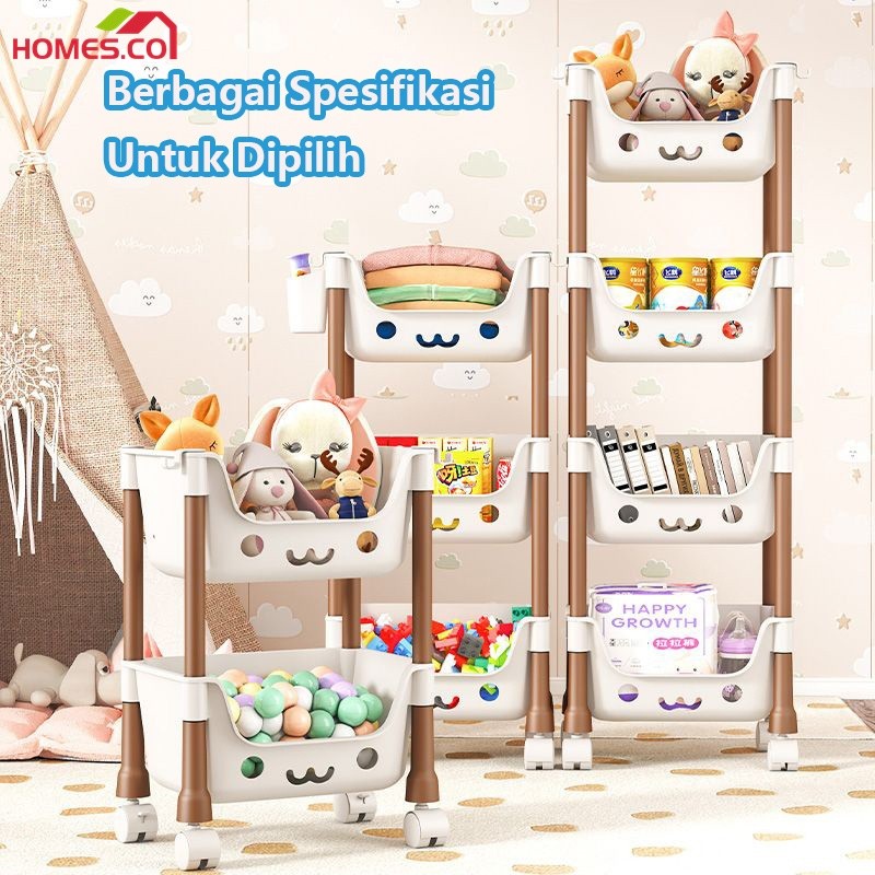 Jual EB27Y Homes Toy Storage Anak Rak Susun Serbaguna Rak Buku ...