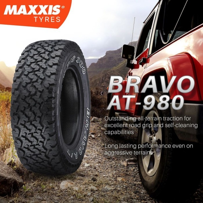 Jual Maxxis Bravo AT 980 265 70 R17 ban luar 265/70 Ring 17 Mobil Hilux ...