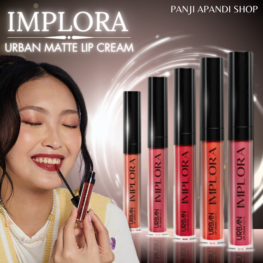 Jual IMPLORA Lip Cream Urban Matte Lip Cream No 12 Ombre Original Tahan ...