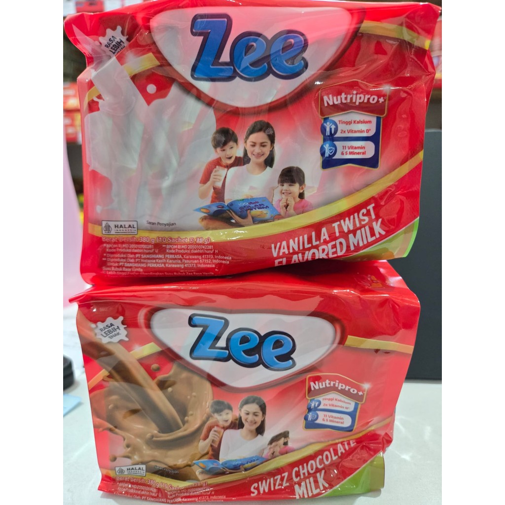 Jual ZEE BAG SWIZZ SACHET VANILLA & COKLAT 38 GR ISI 10 SACHET | Shopee ...