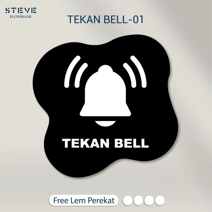 Jual Sign Board Bell | Papan Tanda Tekan Bell Label Akrilik Sign Board ...