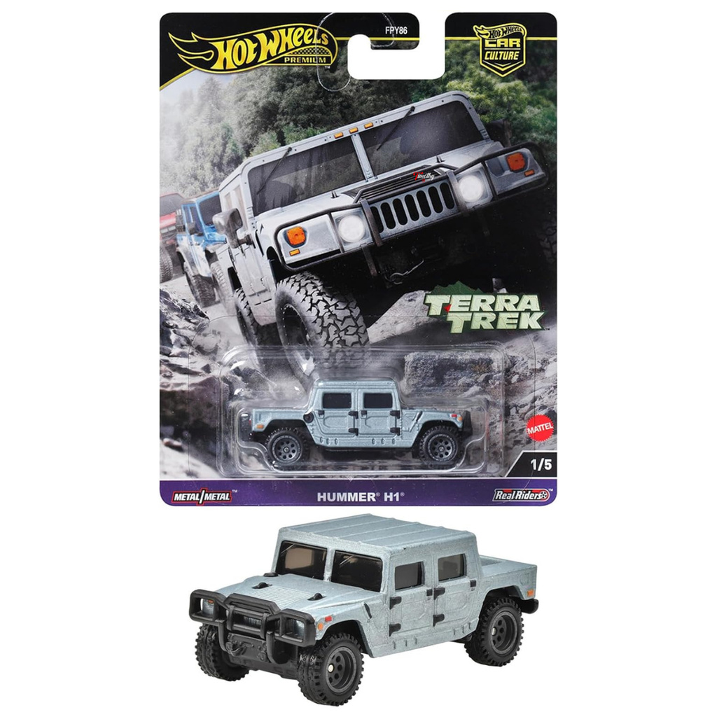 Jual Hot Wheels Premium Terra Track Hummer H1 Grey | Shopee Indonesia