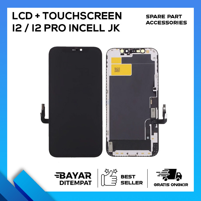 Jual LCD+TOUCHSCREEN 12/12 PRO INCELL ( JK + IC ) BISA PINDAH IC / CHIP ...