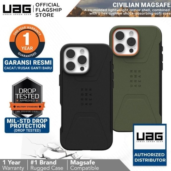 Jual Original UAG Civilian Magsafe Case iPhone 16 Pro Max 16Pro Promax ...