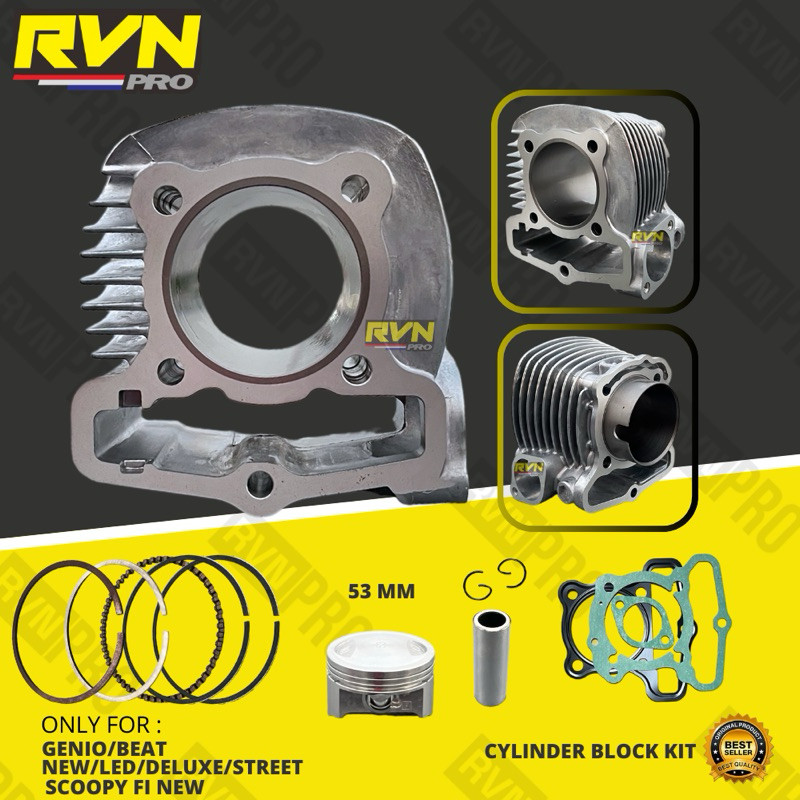 Jual BLOK SEHER BORING BORE UP GENIO BEAT NEW BEAT LED BEAT DELUXE BEAT STREET SCOOPI FI NEW ...