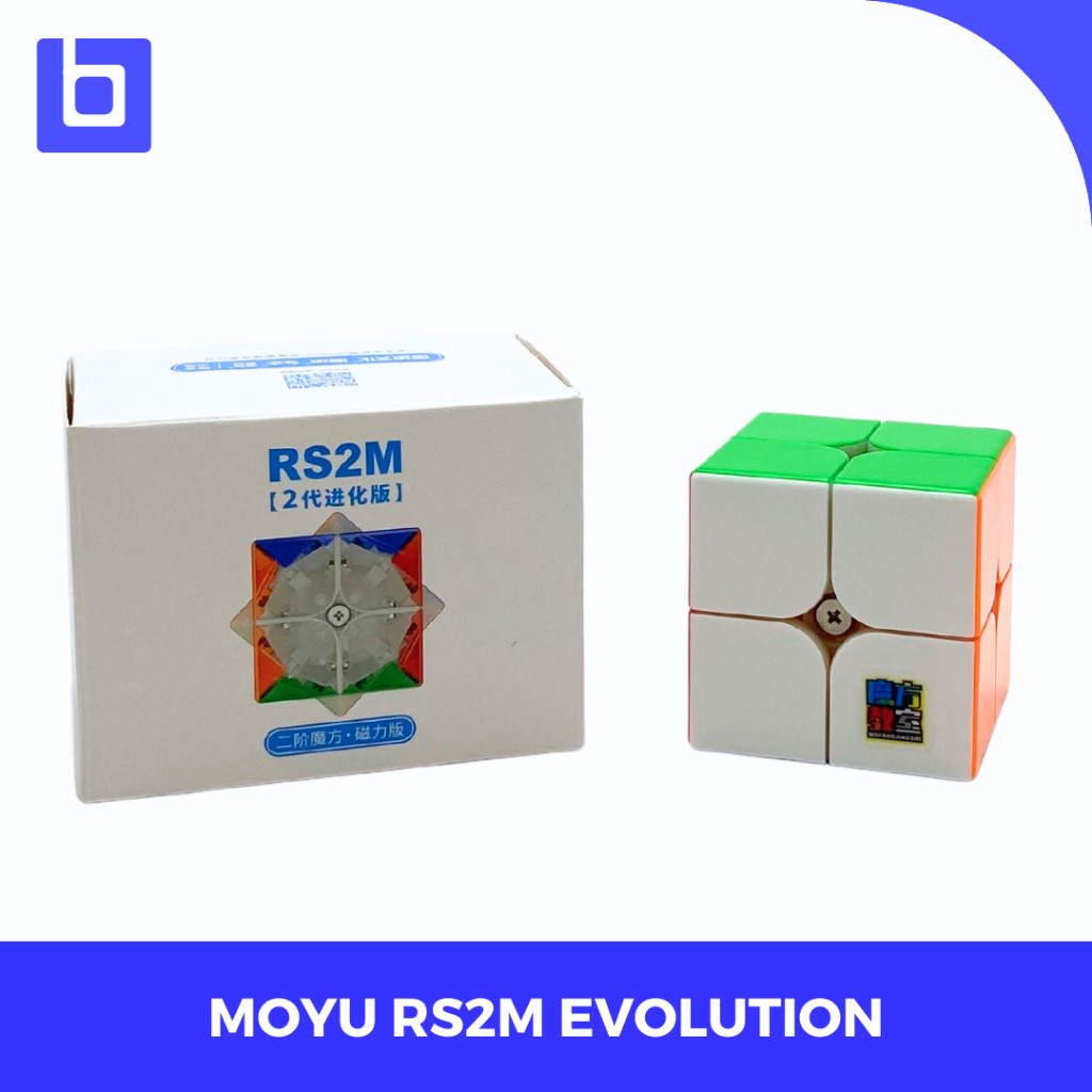 Jual NEW OFFER Cube 2x2 Moyu RS2M Evolution Magnetic RS 2M EVO Original ...