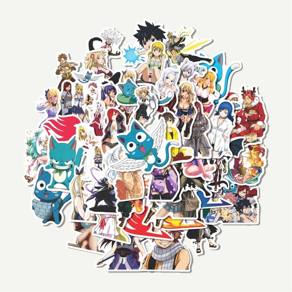 Jual Sticker Pack Sticker Anime Fairy Tail | Sticker TUMBLR | Stiker ...