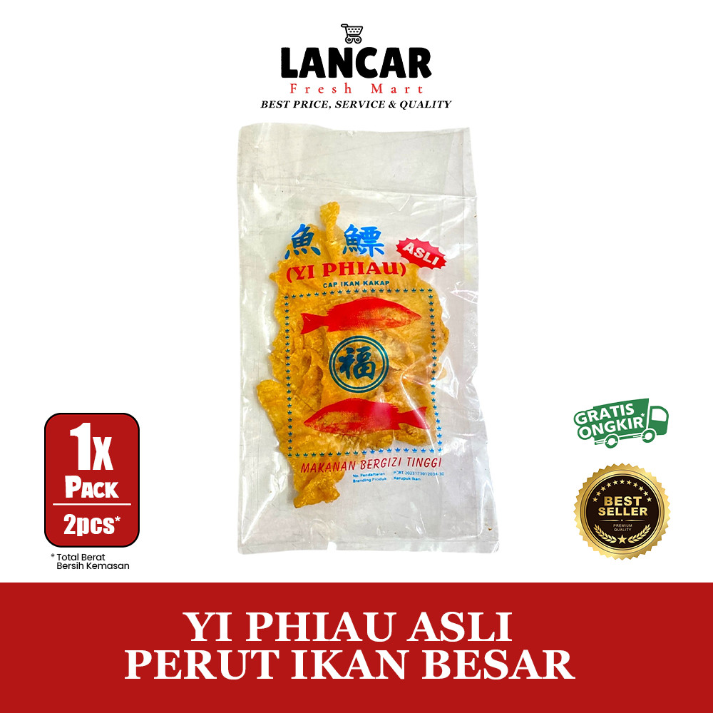 Jual YI PHIAU ASLI - PERUT IKAN BESAR (ISI 2) | Shopee Indonesia