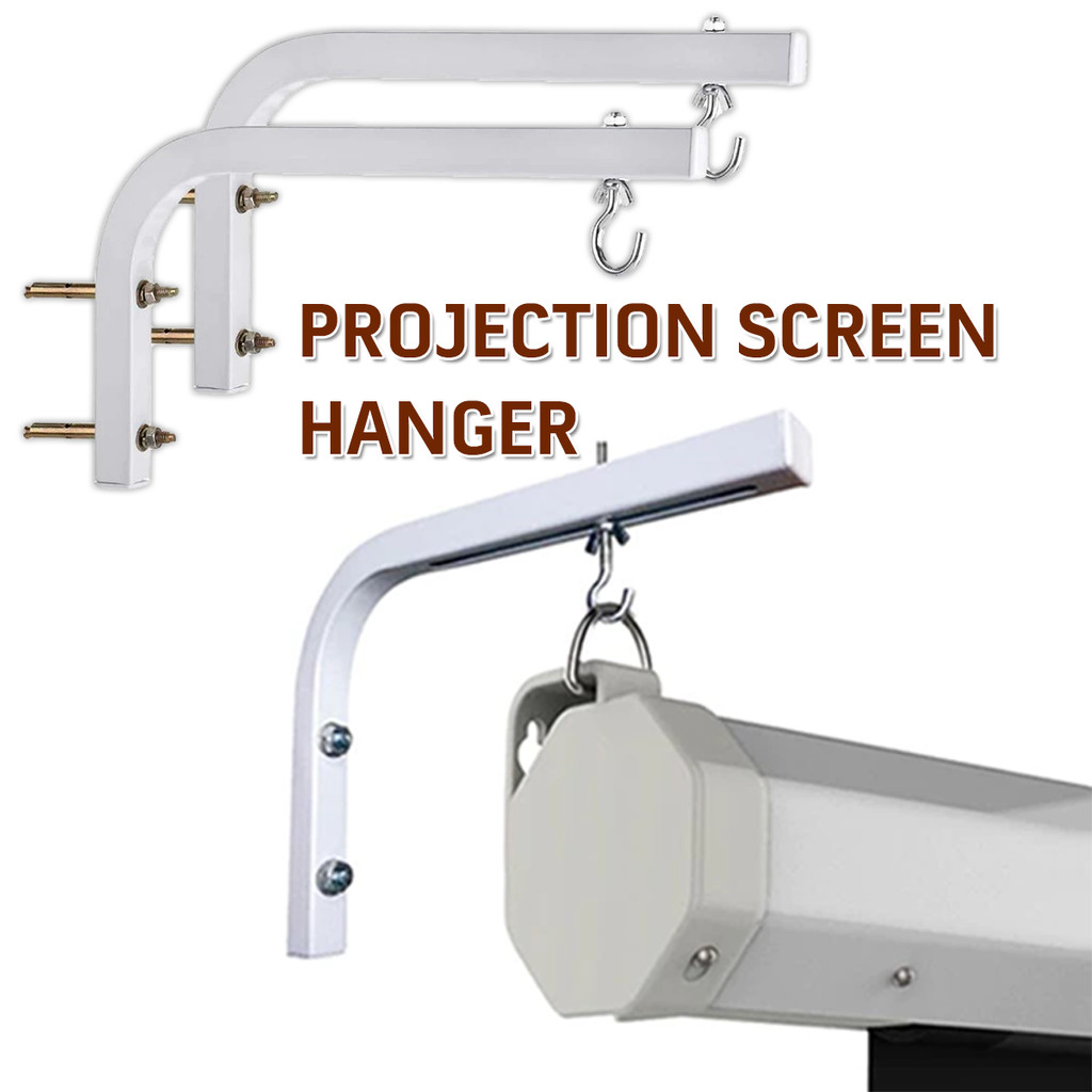 Jual 2pcs Bracket Proyektor Gantung L Shape Dudukan Layar Proyektor ...