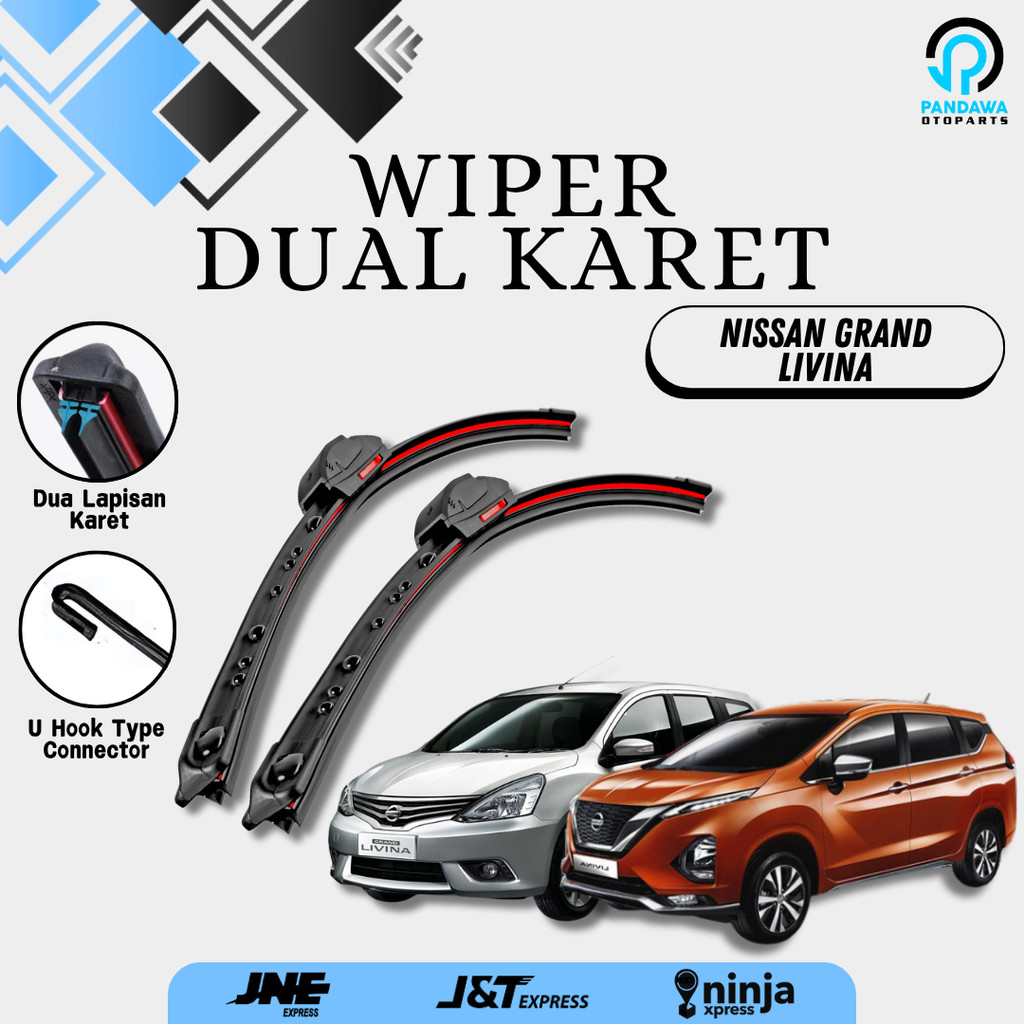 Jual Wiper Mobil Nissan Livina Grand Livina All New Livina Wiper
