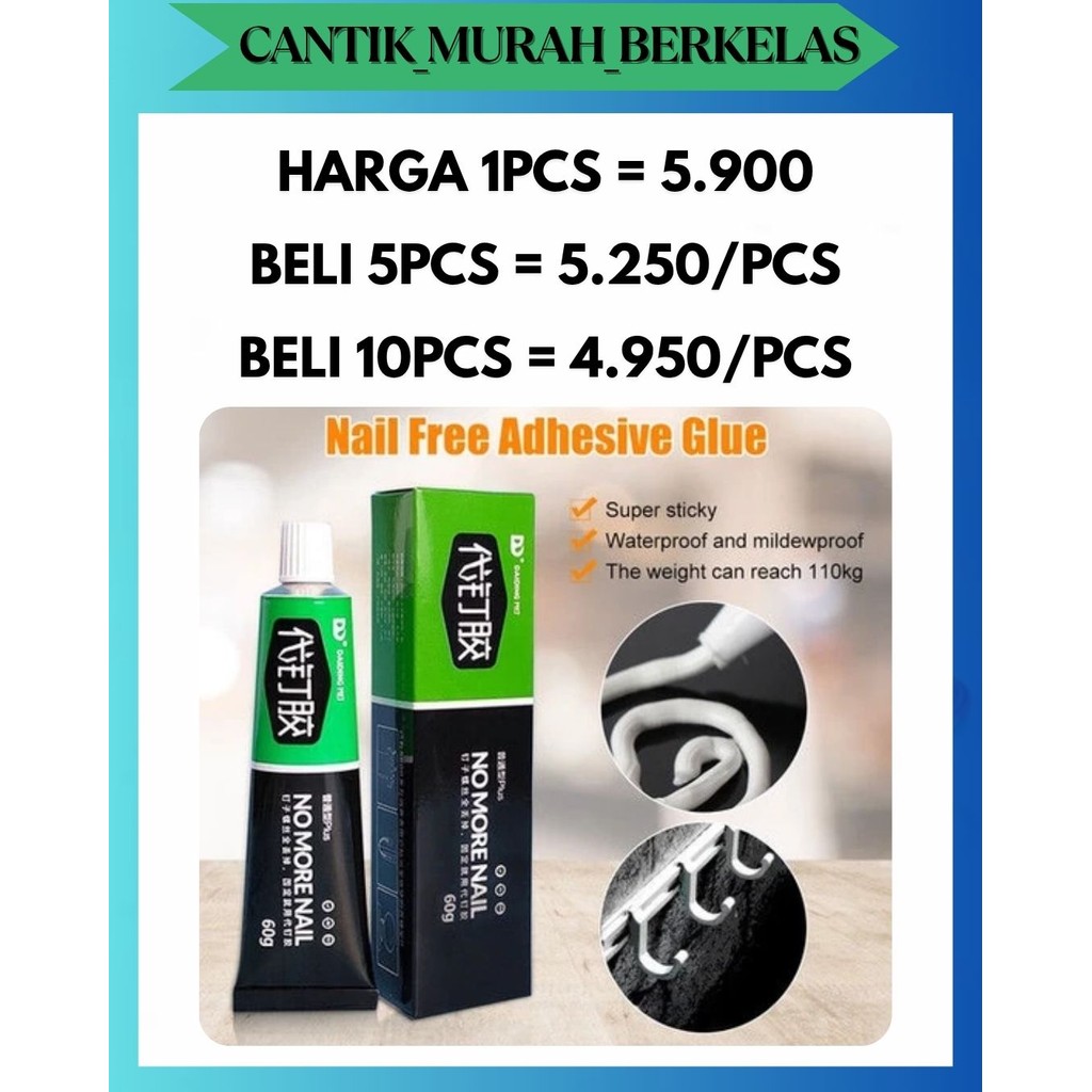 Jual CMB LEM PENGGANTI PAKU TEMBOK NO MOR NAIL SUPER KUAT ORIGINAL ...