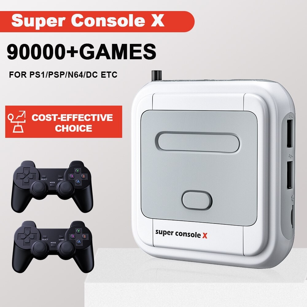Jual KINHANK Game Box Super Console X Retro Video Game Console Support ...