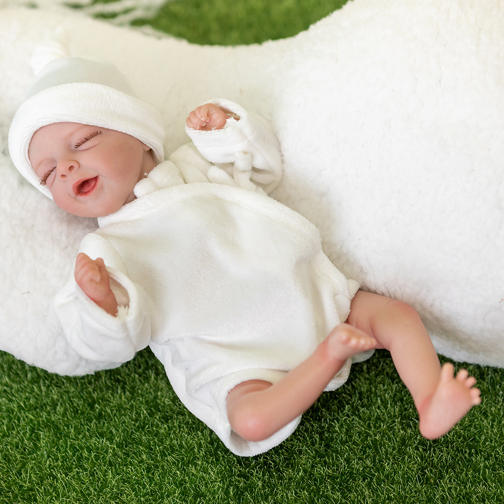 Jual 30cm Simulation Rebirth Dolls Kids Birthday Gift Reborn Baby Dolls ...