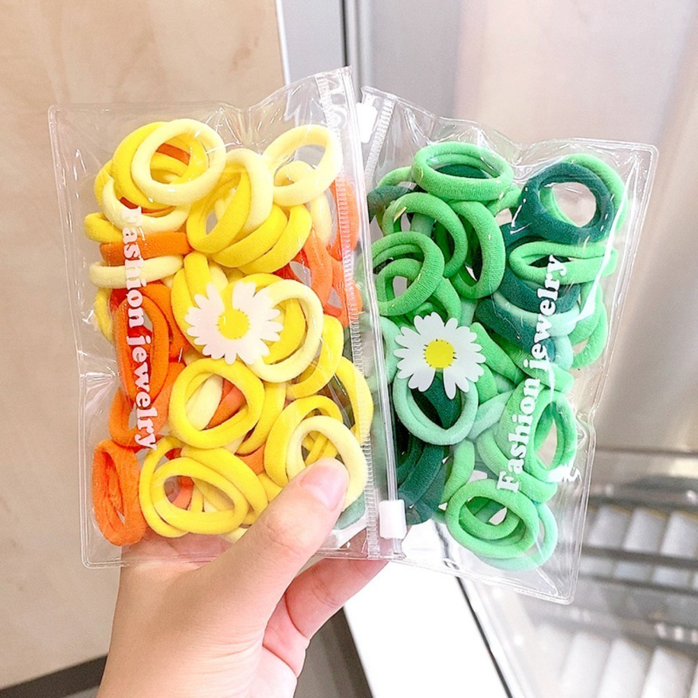 Jual 50PCS KARET IKAT RAMBUT POLOS GAMMARAKI HA012 KOREA KARET SIMPLE ...