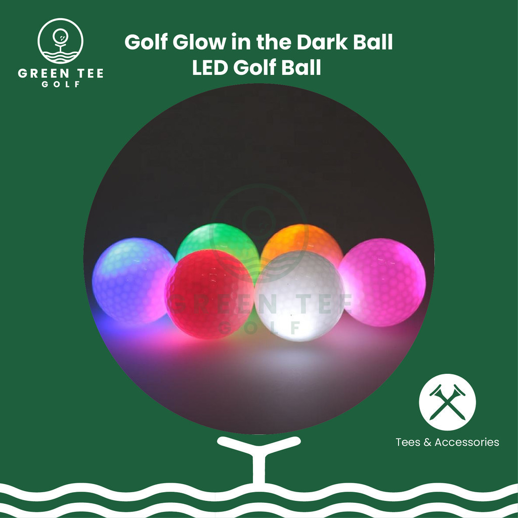 Jual LED Glowing Golf Ball Eceran - Bola Golf LED Menyala Glow in the ...