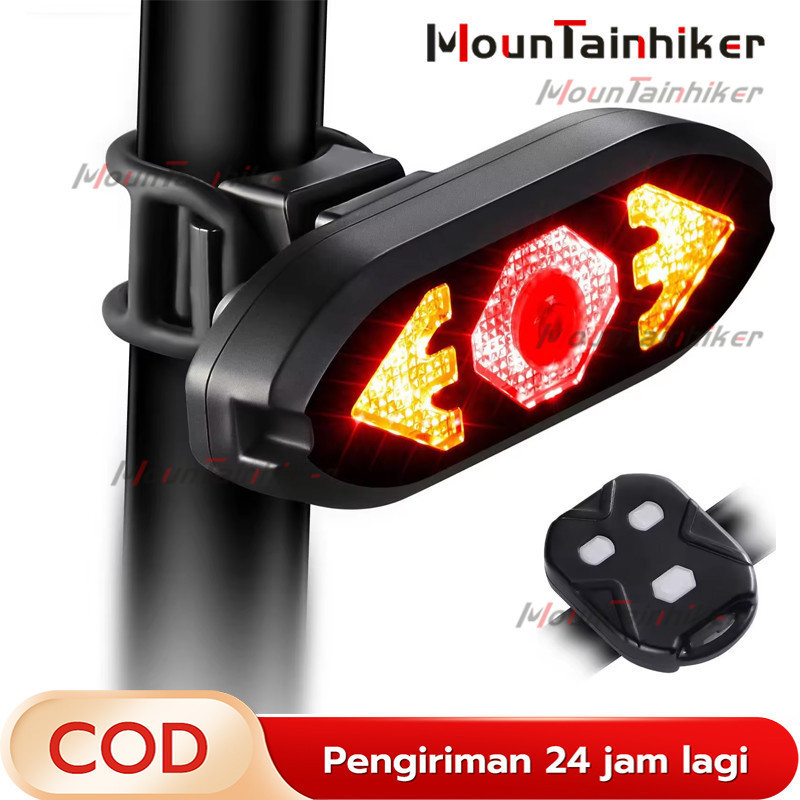 Jual Lampu Belakang Sepeda Smart Light Wireless Remote Control USB ...
