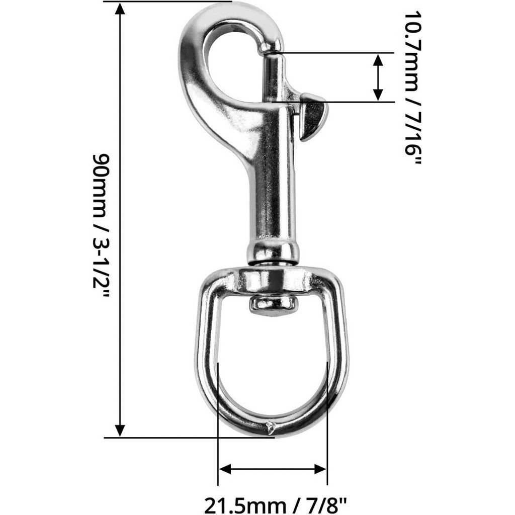 Jual PROMOSI! BULL SWIVEL EYE BOLT SNAP HOOK 250KG HOOK BESAR KAITAN ...