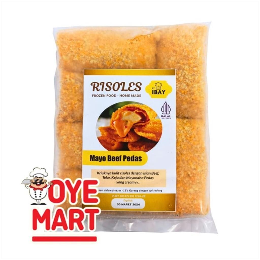 Jual RISOLES IBAY MAYO BEEF PEDAS ISI 6/RISOL ISI SIAP MASAK | Shopee ...