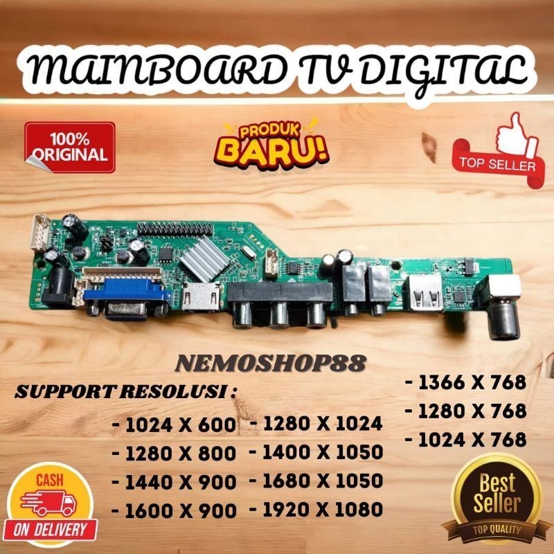 Jual Mesin Tv Lcd Led Universal Main Board Tv Digital Universal Digital ...