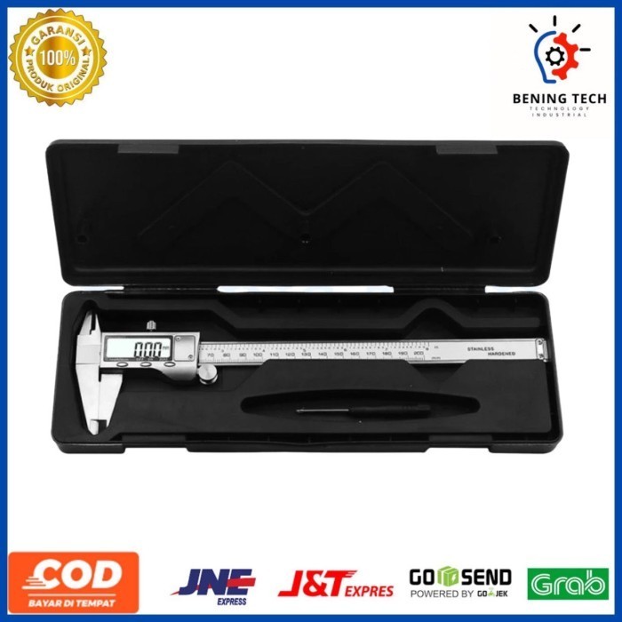 Jual Digital Caliper Stainless Steel Digital LCD Caliper 0-200mm ...