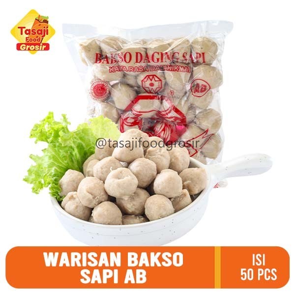 Jual Warisan Bakso Sapi AB 700 Gram Isi 50 pcs | Shopee Indonesia