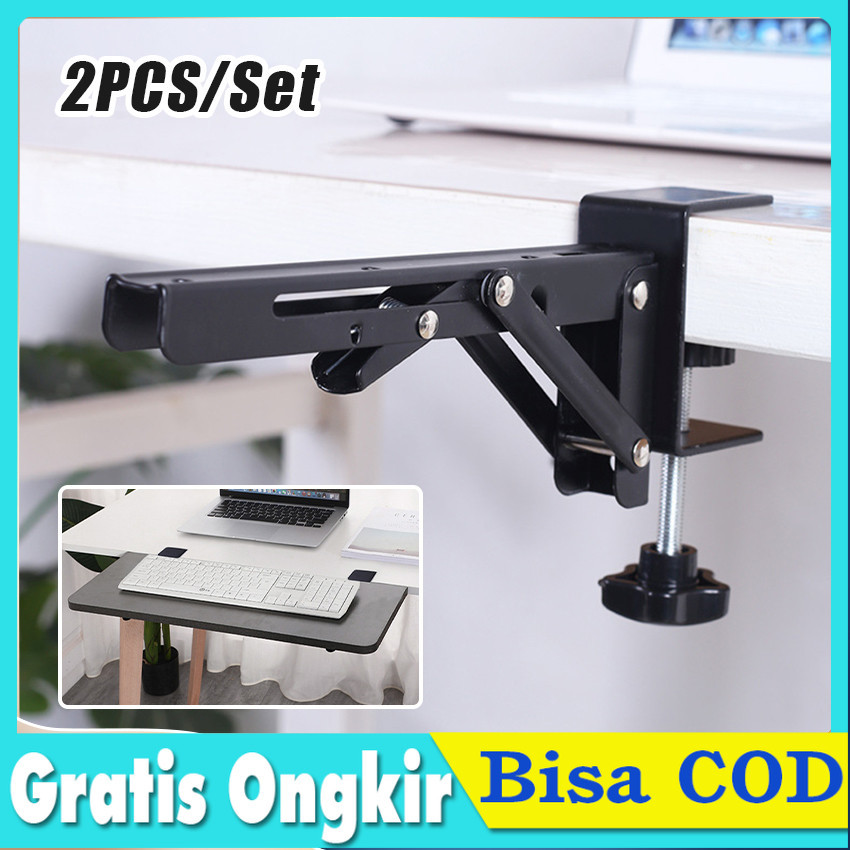 Jual Bracket Desk Extension Board Ekstension Meja Bisa Lipat / Bracket ...
