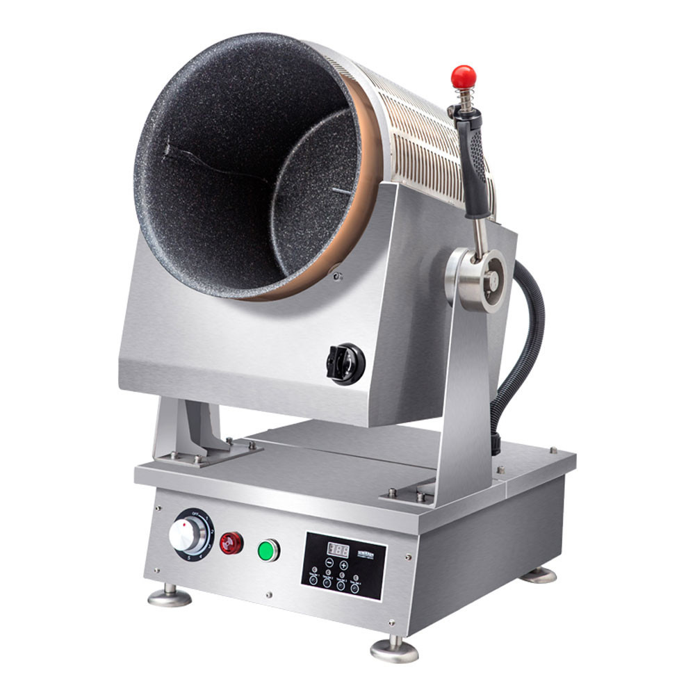 Jual Commercial Electric Gas Cooking Machine Roller Type Stir-Frying ...