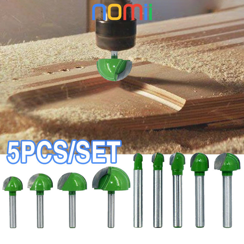 Jual 5PCS Mata Profil Router CNC Setengah Lingkaran Round Bottom Shank ...