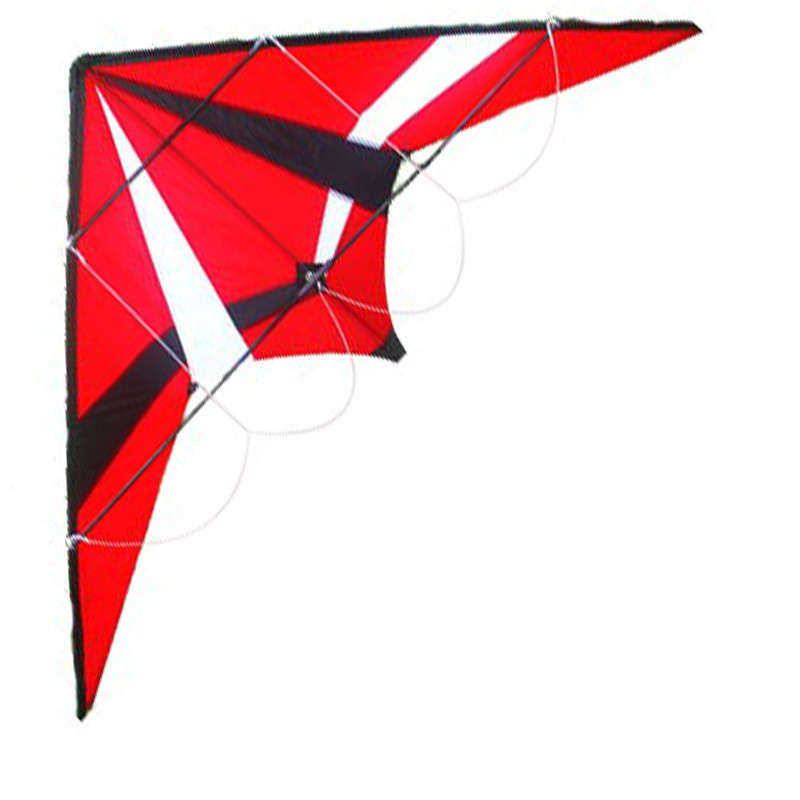 Jual Professional Sport 72 Inches Power Stunt Kite Dual Line Triangle ...