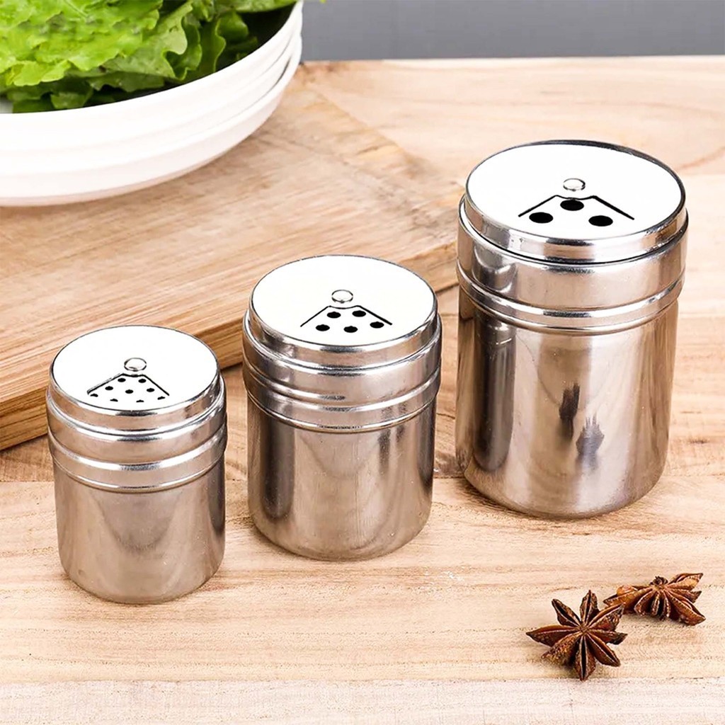 Jual GRANDE Tempat Merica Shaker Stainless Wadah Bumbu Tempat Garem ...