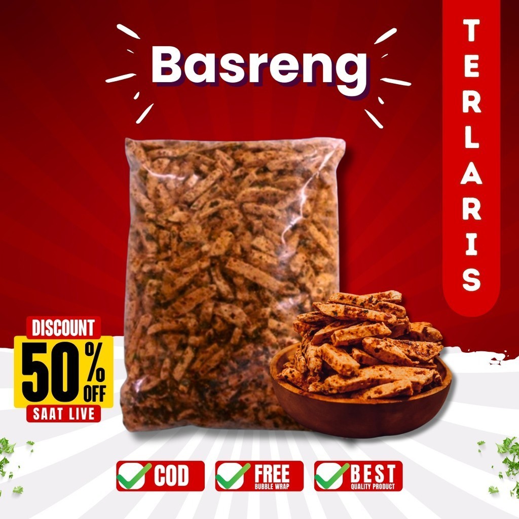 Jual Basreng Stik PEDAS Daun Jeruk 1 kg Bisa Di MIX / BASRENG VIRAL 1KG ...
