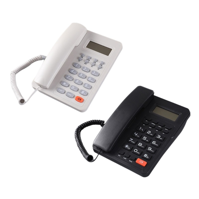 Jual Corded Telephone with Speaker Display Landline Phone Big Button ...