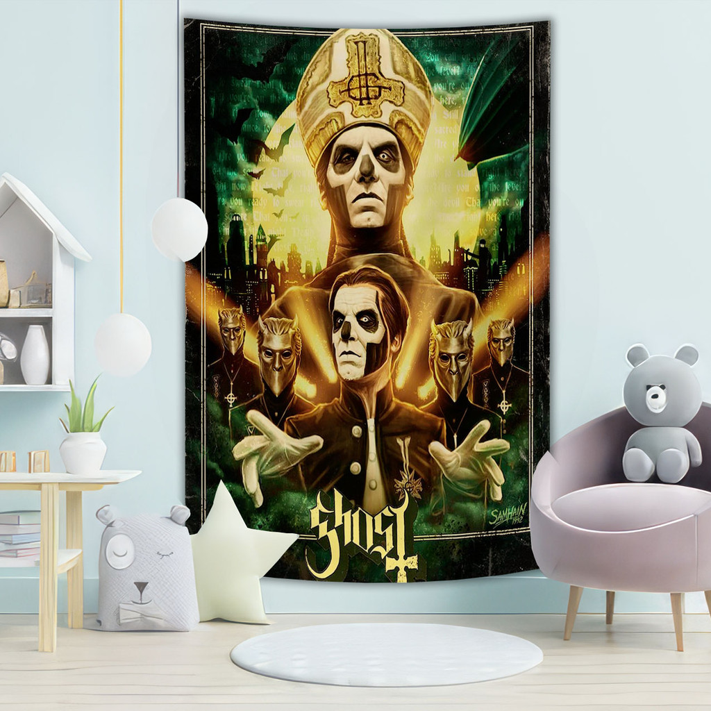 Jual Ghosts Singer Music Band tapestry Underground Metal pop singer ...