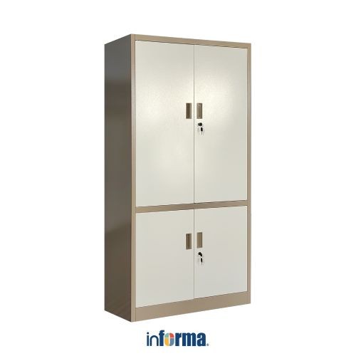 Jual Informa Kiev Lemari Arsip Kantor Metal 4 Pintu - Cokelat File ...