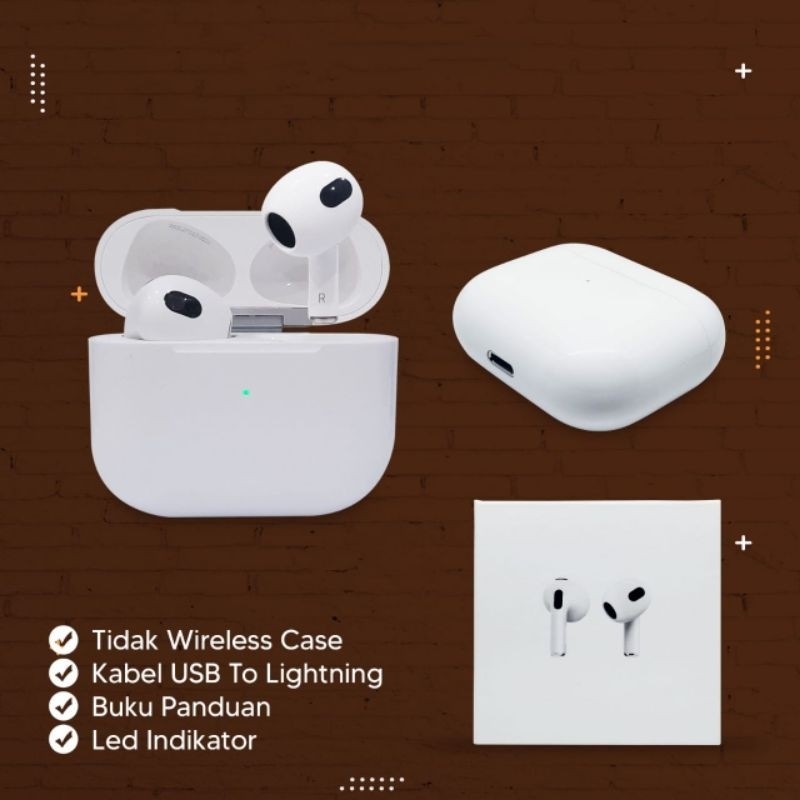 Jual HF/Headset Bluetooth AIRPODS GEN 3 | Shopee Indonesia