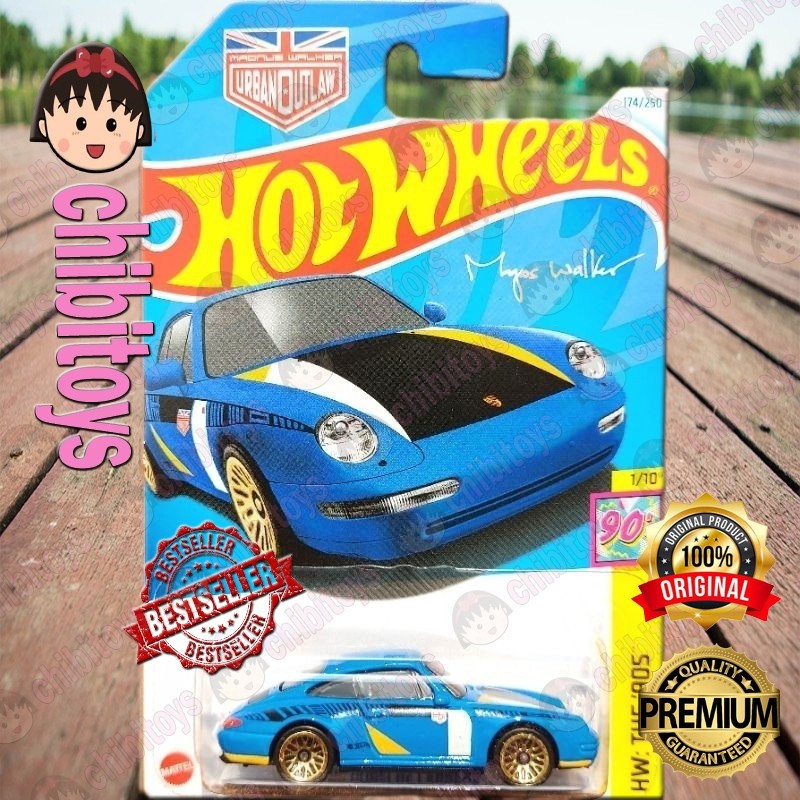 Jual Hot Wheels 96 Porsche Carrera 2024 Biru Muda GT 911 RWB Outlaw ...