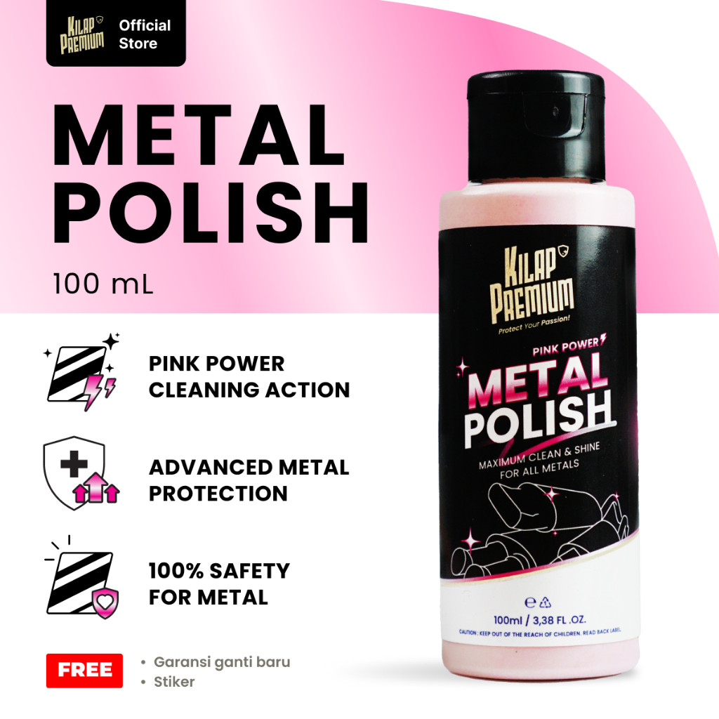 Jual Kilap Premium - Pink Power Metal Polish Anti Karat Pengkilap Motor ...