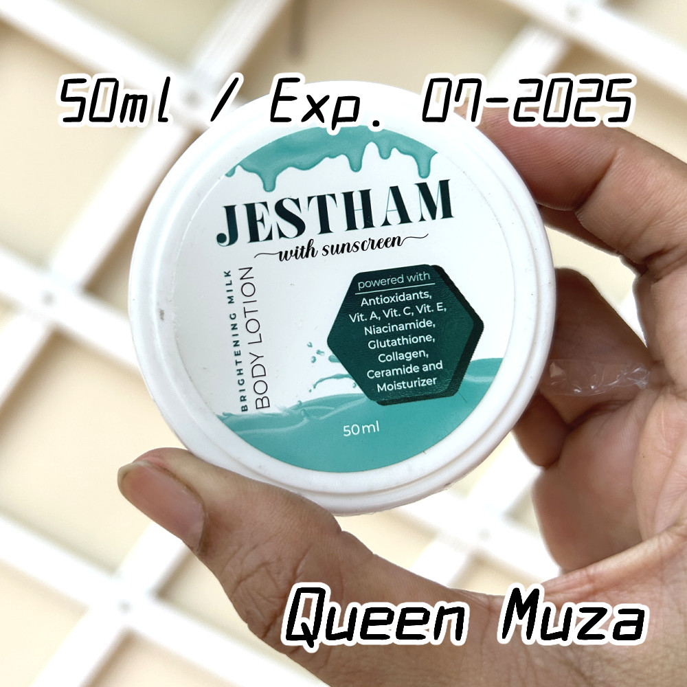 Jual JESTHAM body lotion with sunscreen brightening milk 50ml | Shopee ...