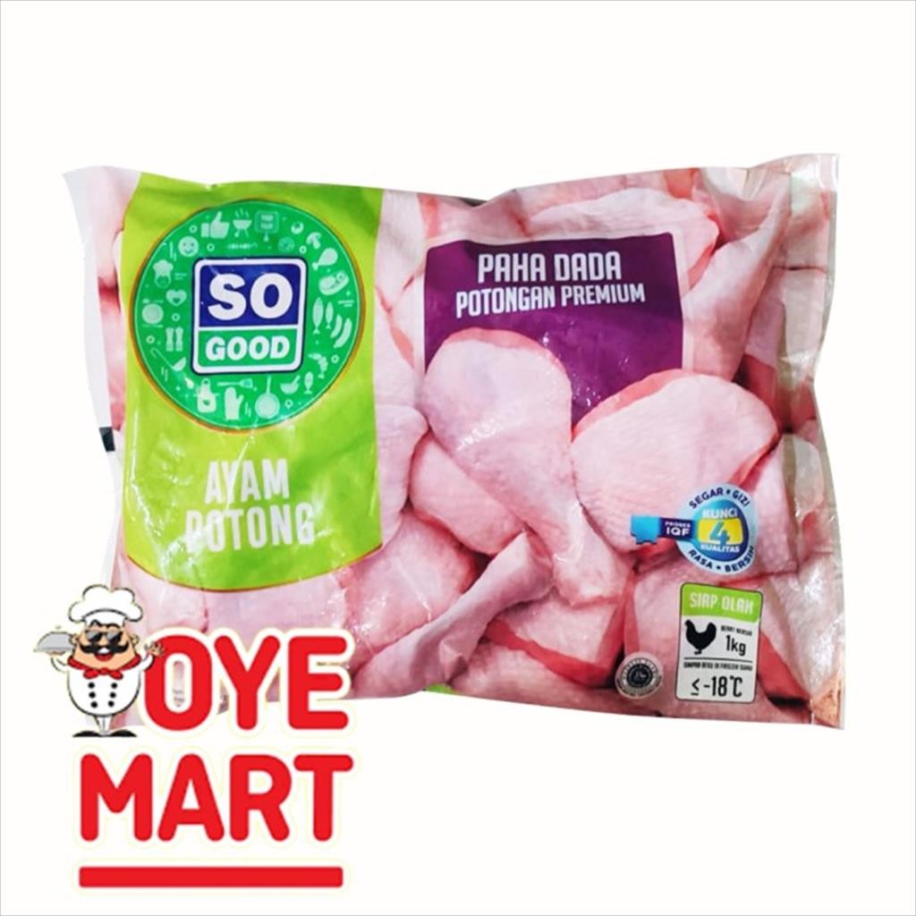 Jual SO GOOD DAGING PAHA DAN DADA AYAM 1KG / DAGING AYAM POTONG BEKU ...