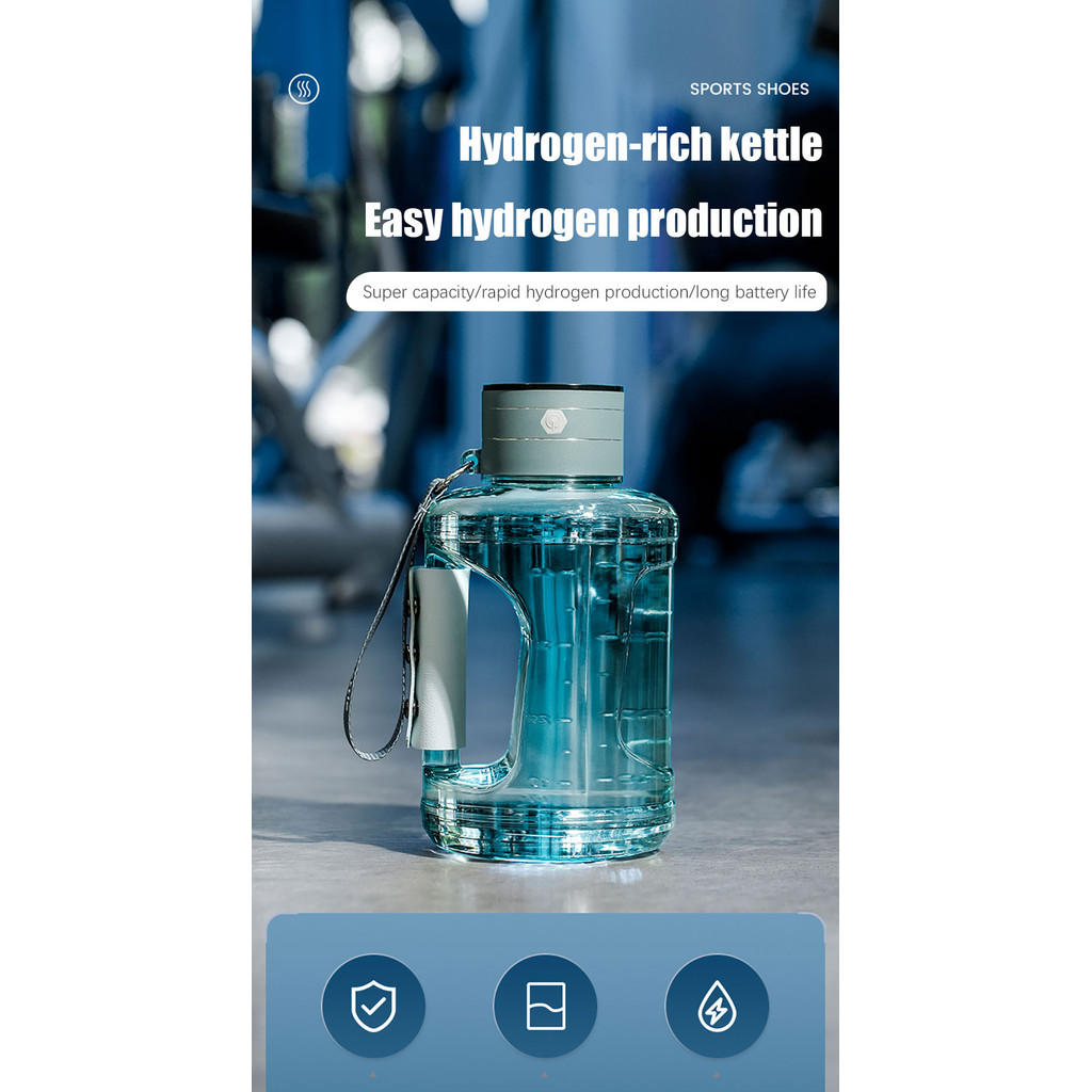 Jual 1.5L Hydrogen Water Bottle Hydrogen Rich Portable Sports Water ...