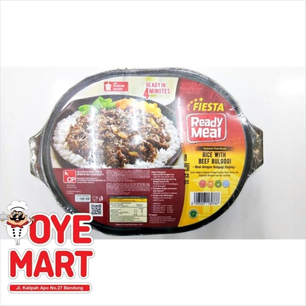 Jual FIESTA READY MEAL RICE WITH BEEF BULGOGI 320GR/NASI DENGAN DAGING ...