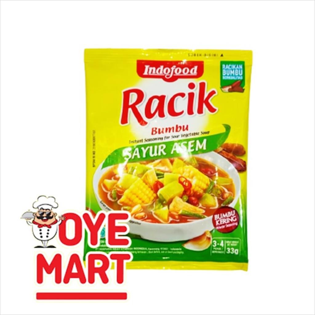 Jual INDOFOOD RACIK BUMBU SAYUR ASEM 33GR / BUMBU INSTAN | Shopee Indonesia