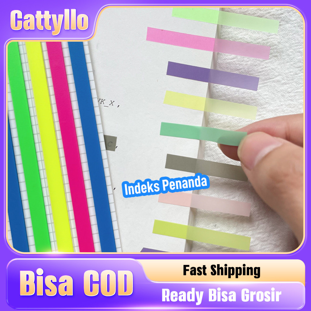 Jual Indeks Mark Penanda Strip Lucu Kertas Pembatas Tipis Bergambar ...