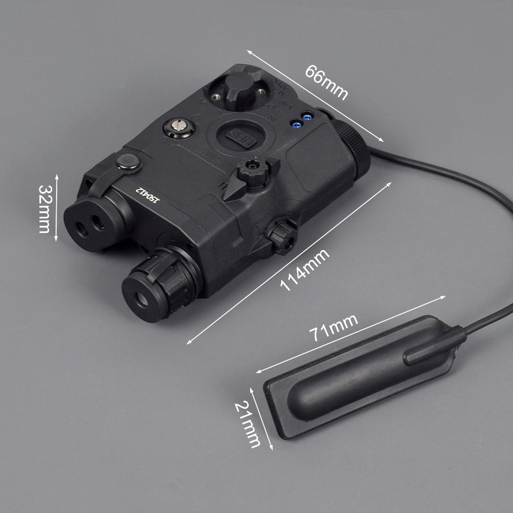 Jual UHP AN PEQ-15 LA5C Red Dot Green Blue +IR Version Indicator Weapon ...